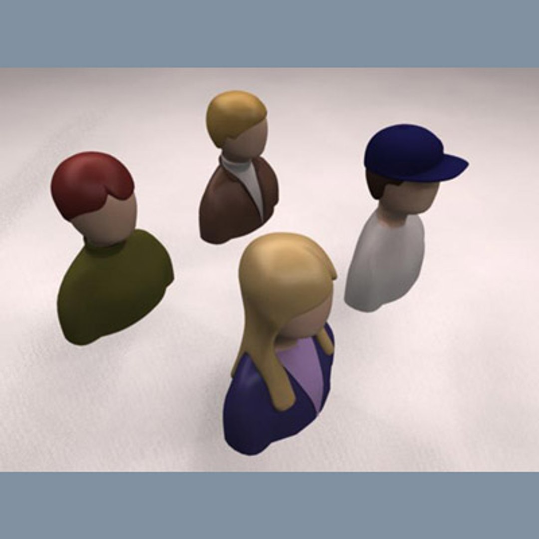 iconic people 3d 3ds