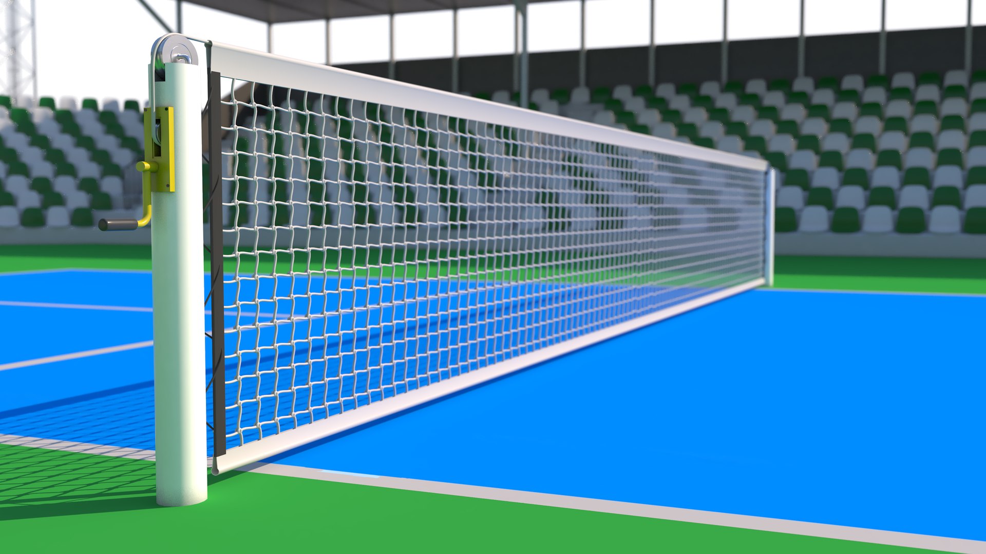 3D Pickleball Court 2 - TurboSquid 2378950