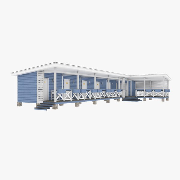 modelo 3d American Wood Frame Motel 7 - TurboSquid 1217082