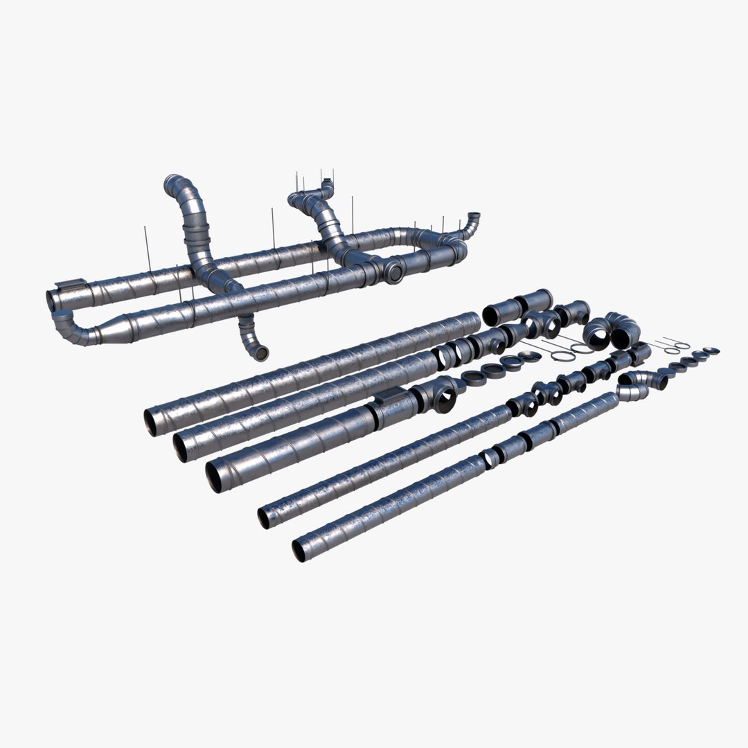 3D Ventilation System model - TurboSquid 2019324