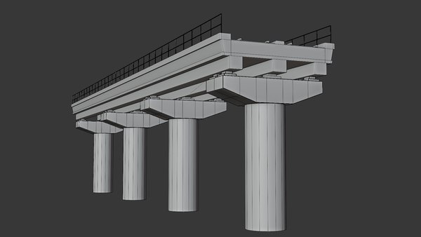 Rail flyover 3D model - TurboSquid 1746925