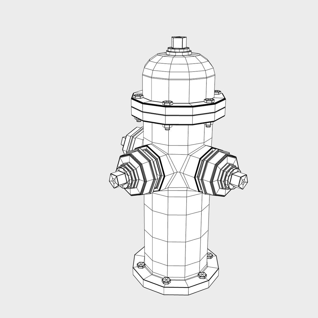 Hydrant Modeled 3d Model