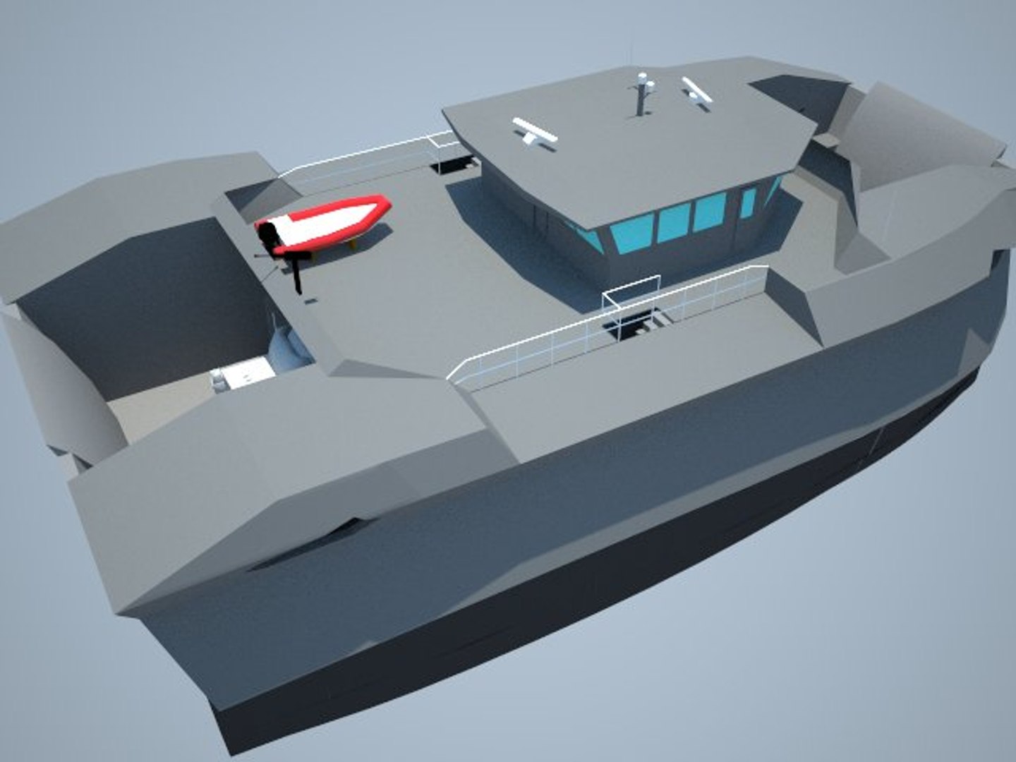 Military Ro-ro 3d Model