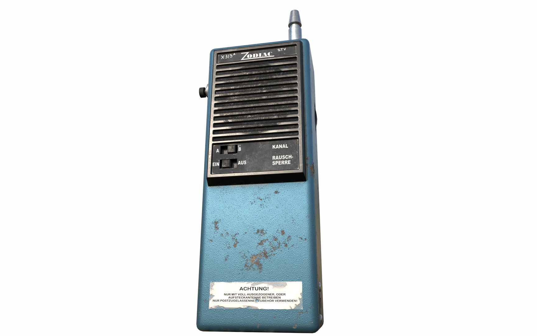 3D Model Retro Walkie-Talkie - TurboSquid 2315938
