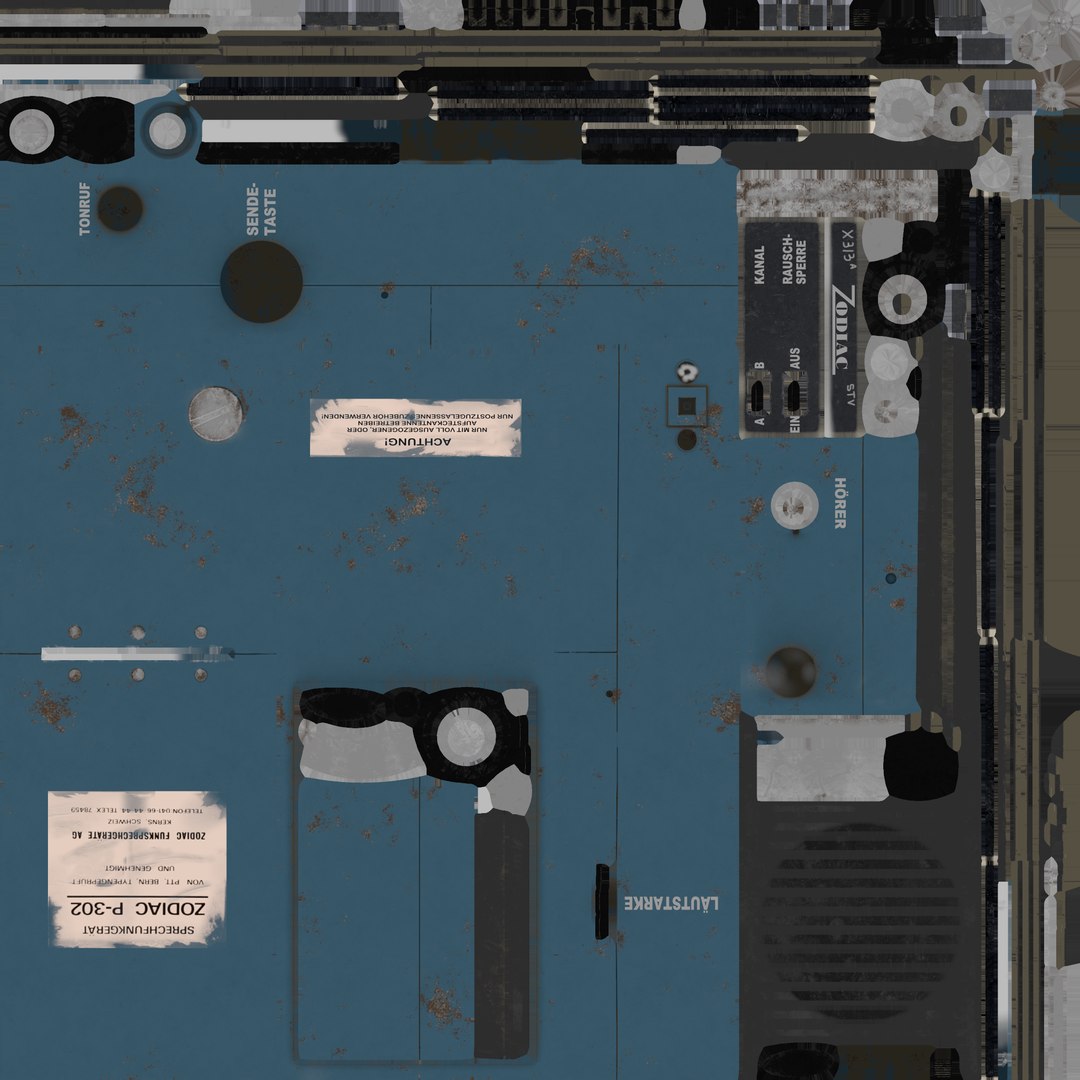 3D Model Retro Walkie-Talkie - TurboSquid 2315938