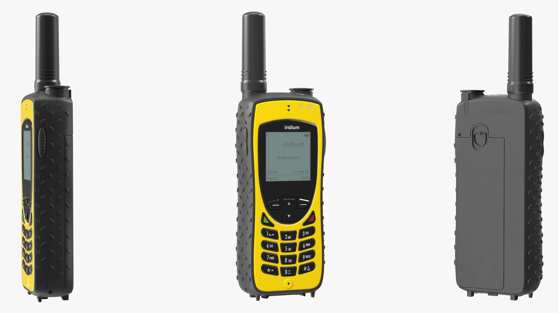 Satellite Phone Iridium Extreme Yellow 3D Model - TurboSquid 2177450