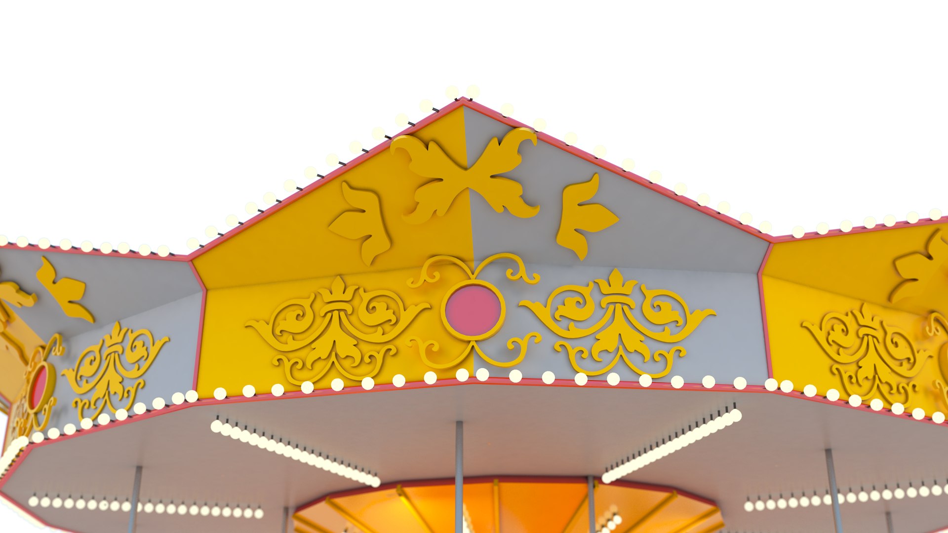 3D Carousel Model - TurboSquid 1946377