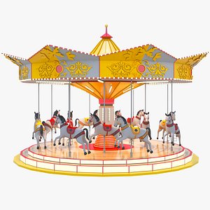 3D Carousel Models - Browse & Download Formats - TurboSquid