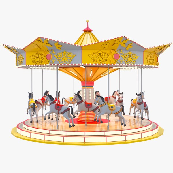 3D Carousel model - TurboSquid 1946377