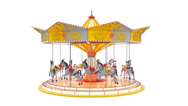 3D Carousel model - TurboSquid 1946377
