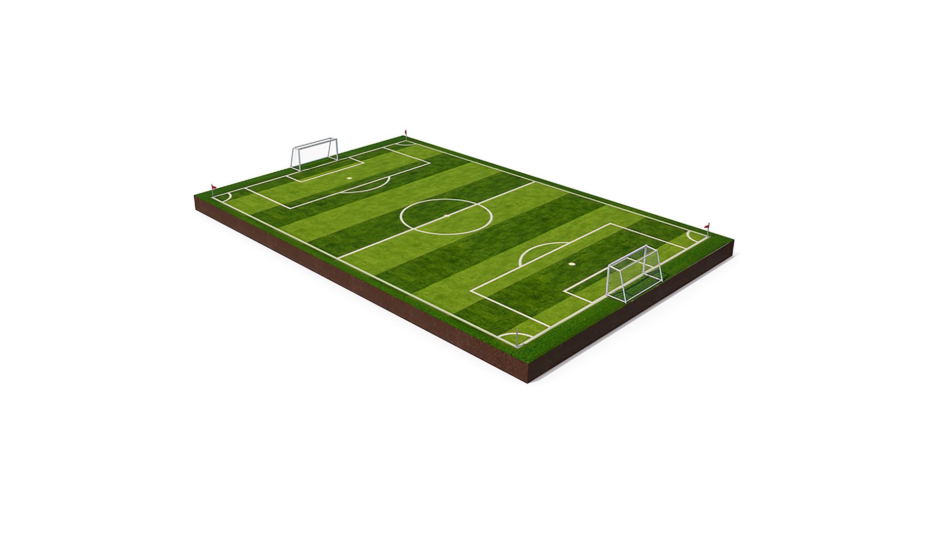 3D Soccer Field - TurboSquid 2019175