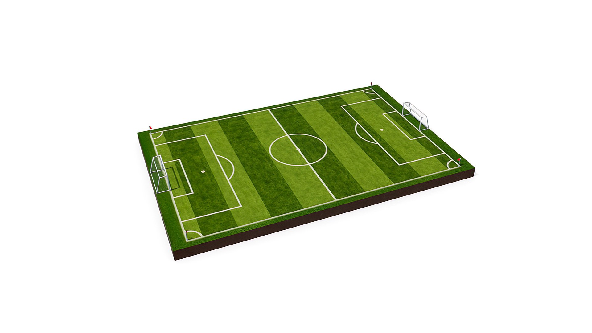 3D Soccer Field - TurboSquid 2019175
