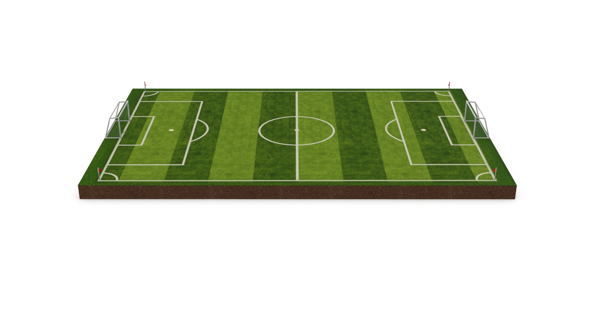 3D Soccer Field - TurboSquid 2019175