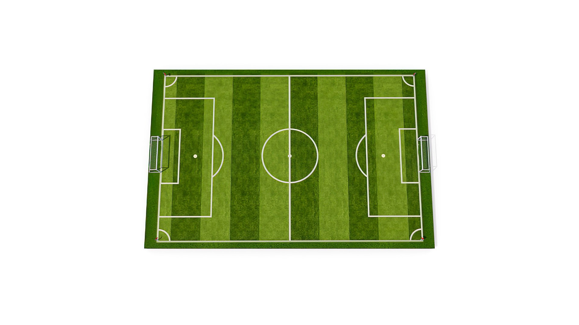 3D Soccer Field - TurboSquid 2019175