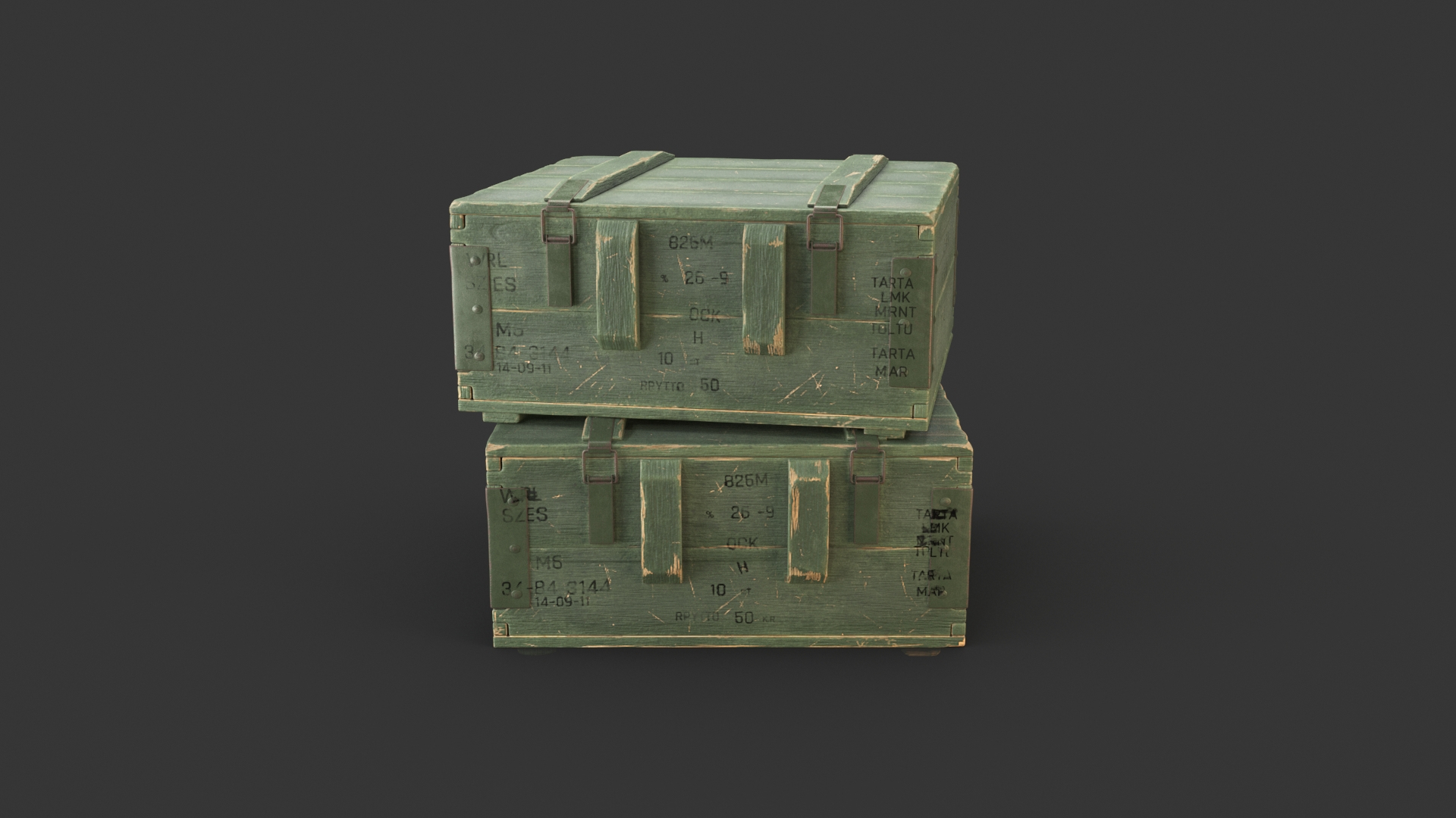 Ammo Boxes 3D Model - TurboSquid 1931415