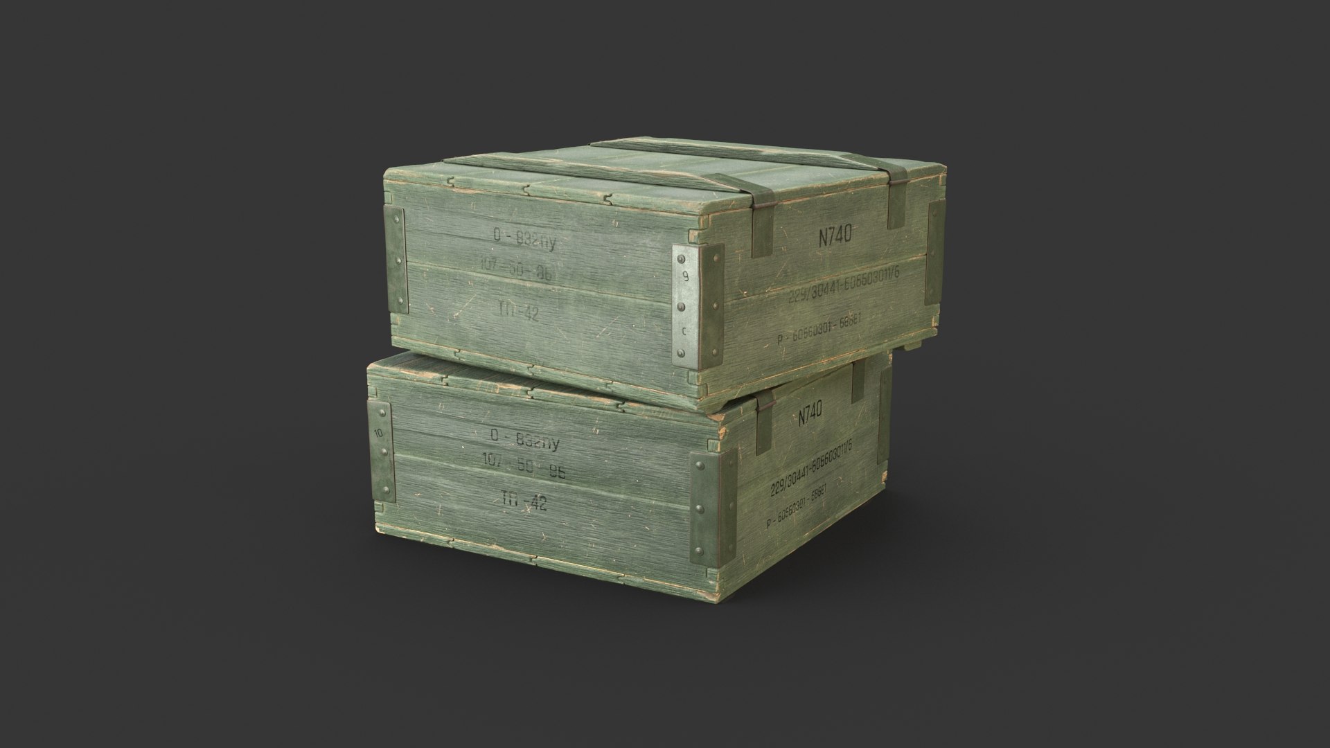 Ammo Boxes 3D Model - TurboSquid 1931415