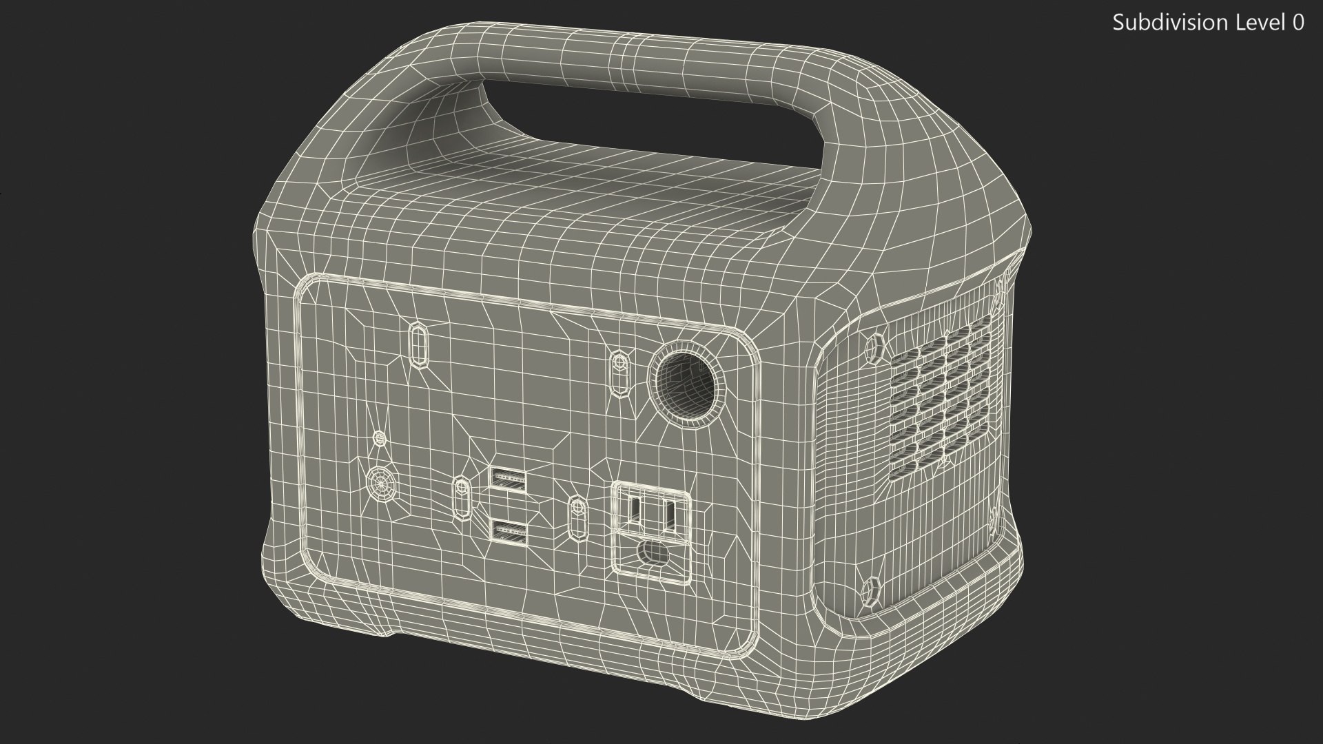 3D Model High Capacity Portable Power Station - TurboSquid 1994222