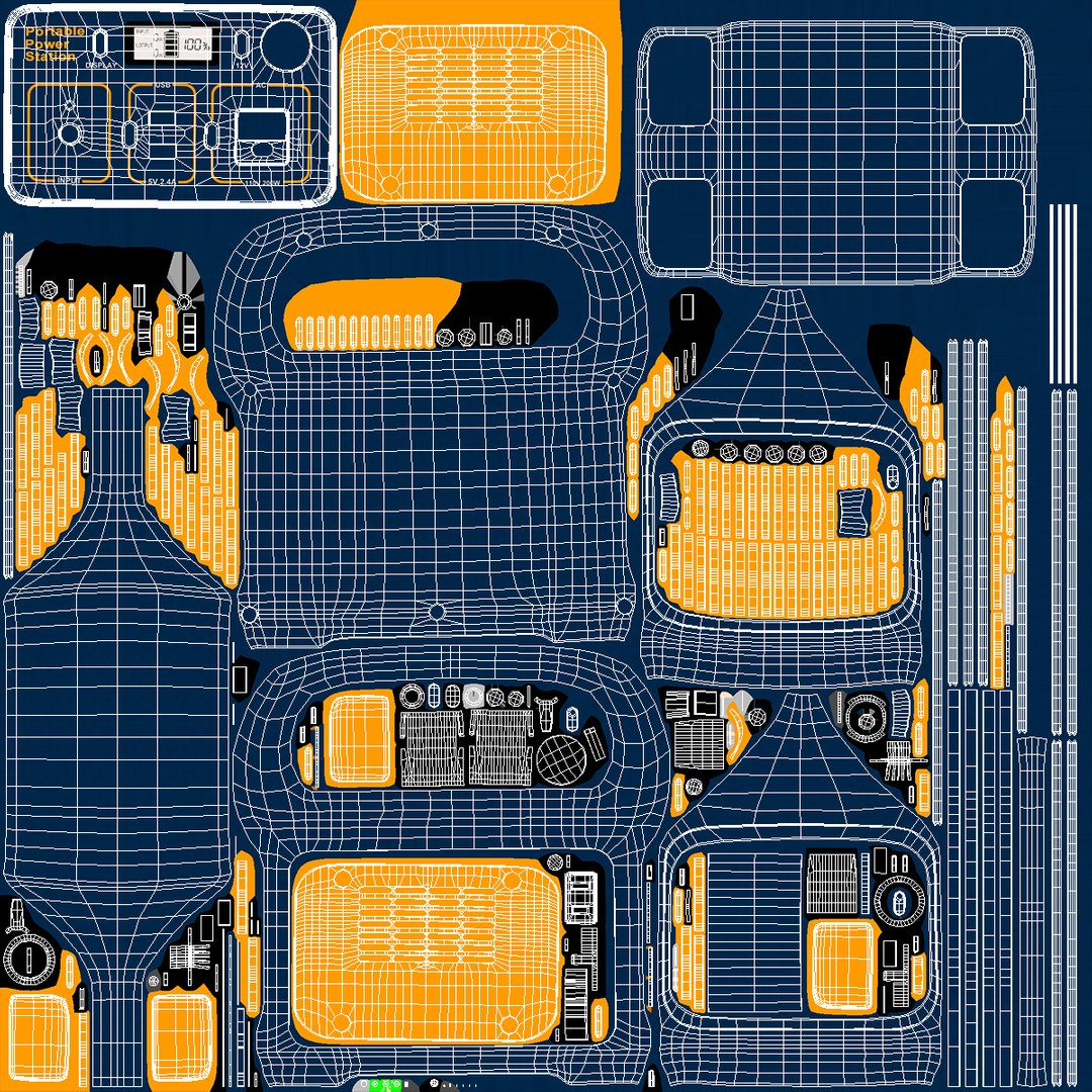 3D Model High Capacity Portable Power Station - TurboSquid 1994222