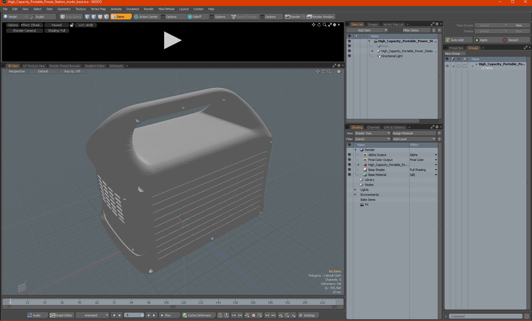 3D Model High Capacity Portable Power Station - TurboSquid 1994222