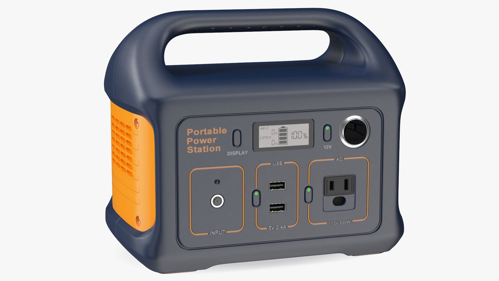 3D Model High Capacity Portable Power Station - TurboSquid 1994222