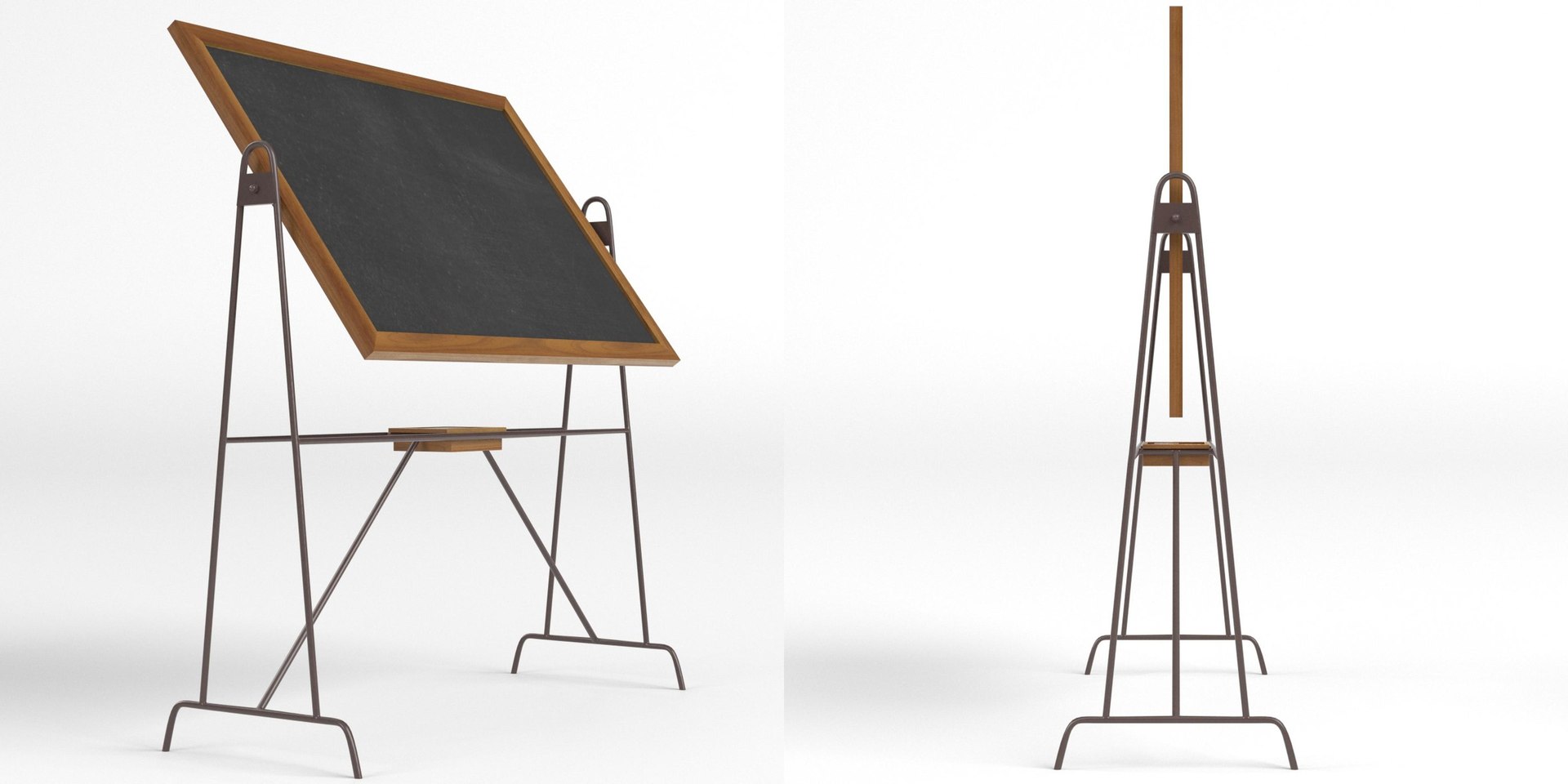 3D Reversible School Chalkboard - TurboSquid 2048238
