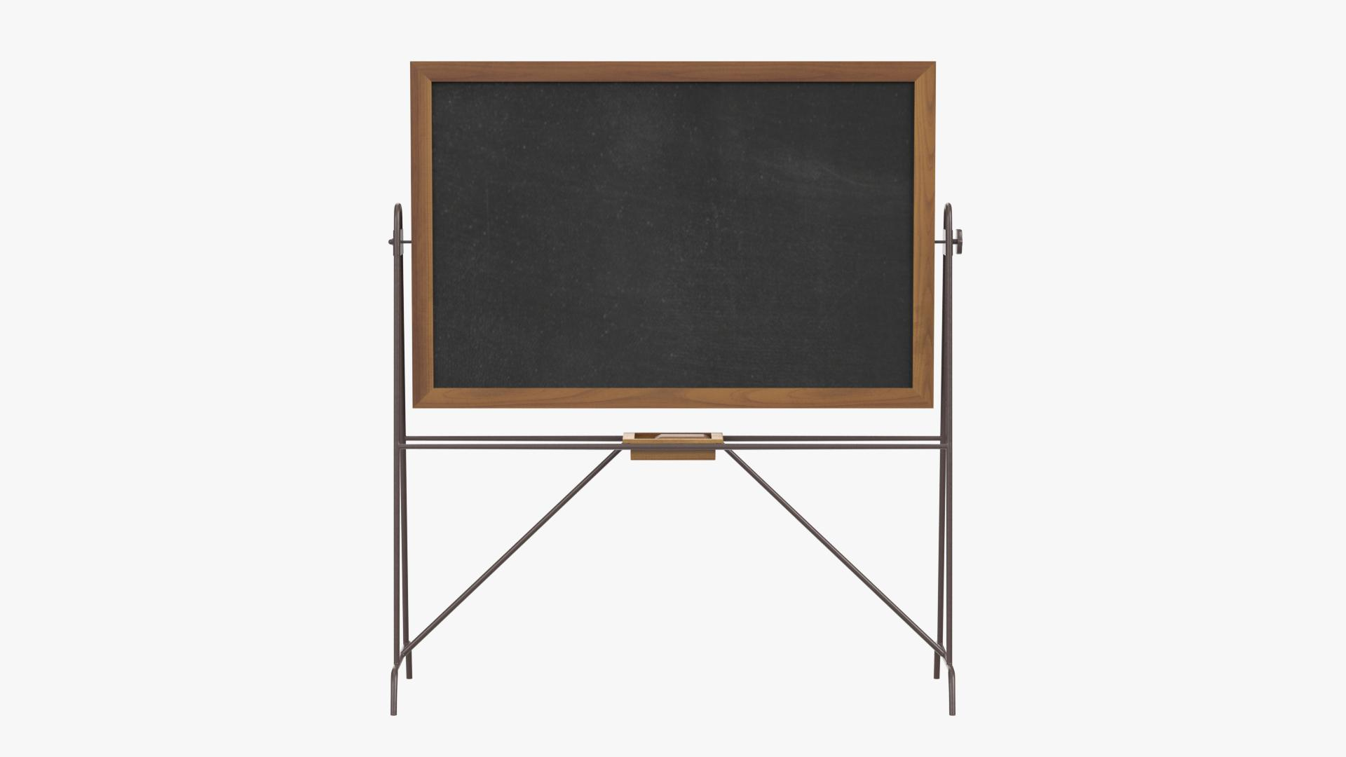 3D Reversible School Chalkboard - TurboSquid 2048238