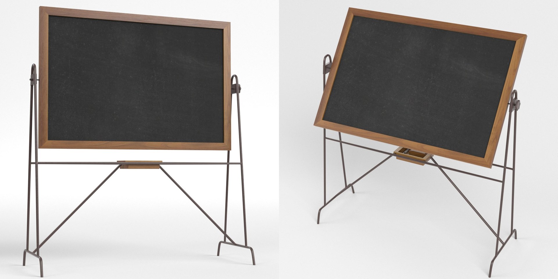 3D Reversible School Chalkboard - TurboSquid 2048238