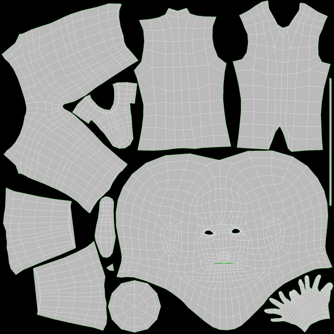 3d Man Suit Rigged Model