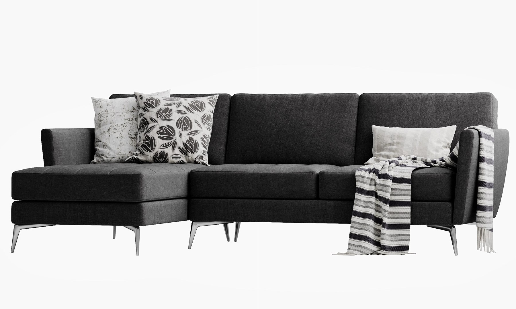3D Boconcept Osaka Chaise Lounge - TurboSquid 1627926