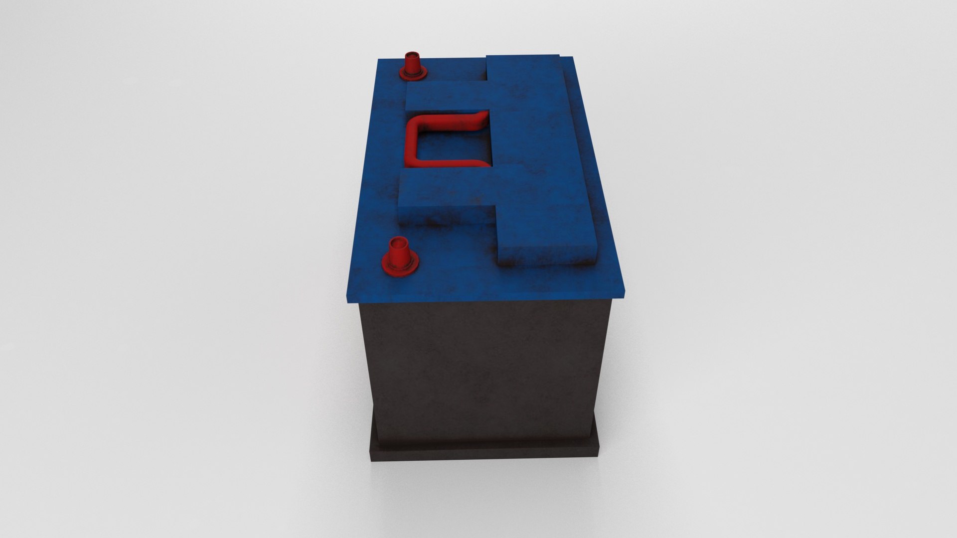 3d Car Battery Model