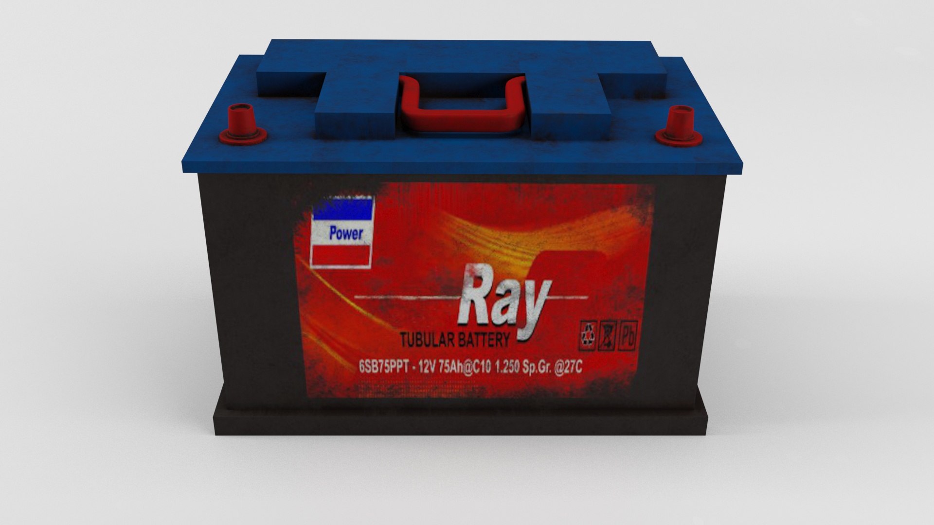 3d Car Battery Model