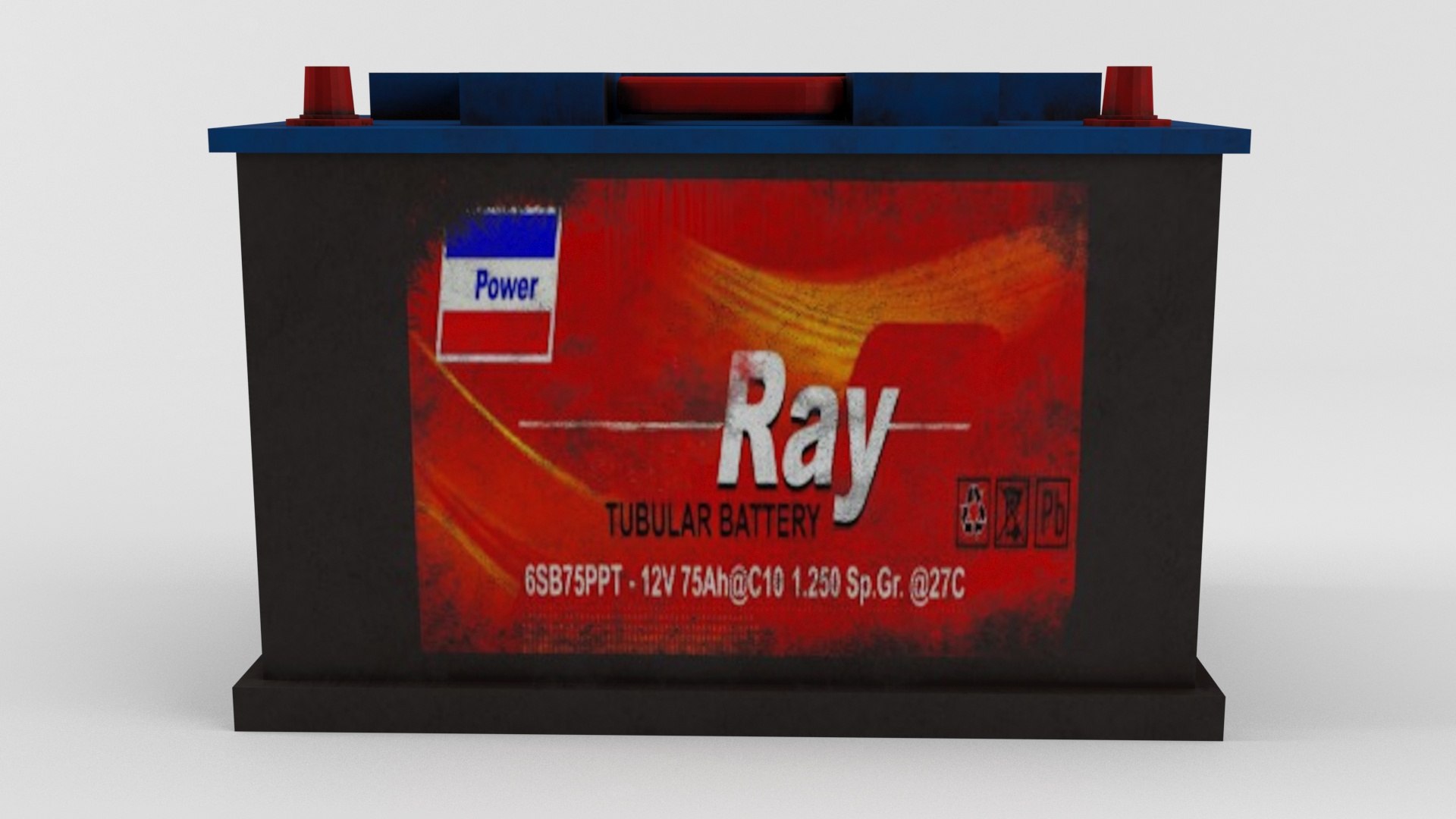 3d Car Battery Model