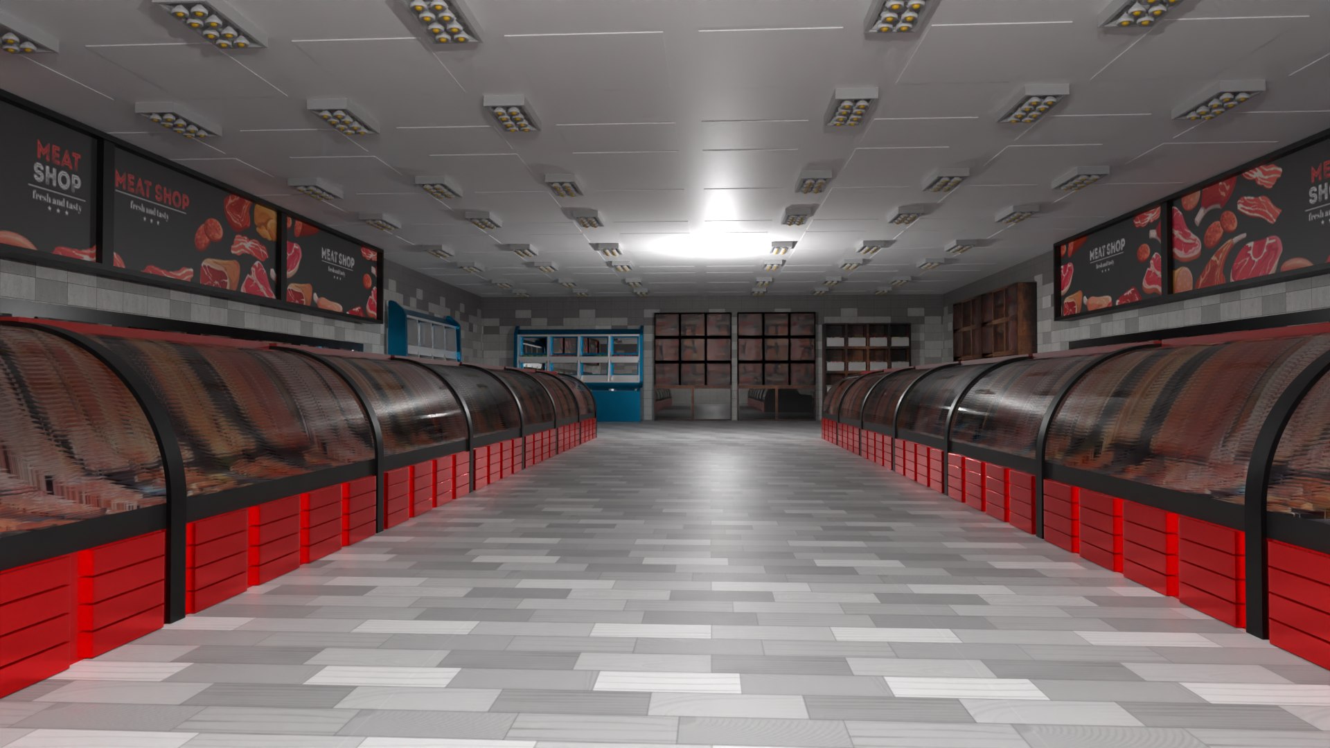 Butcher Shop 3D model - TurboSquid 2179905