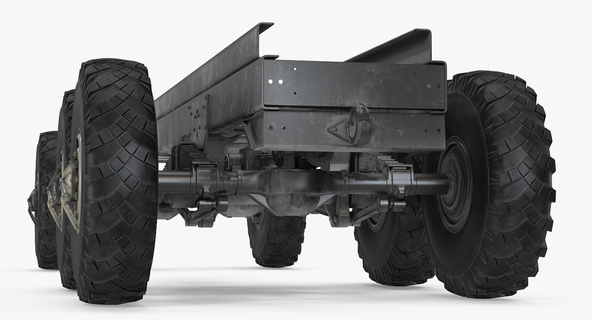 Military Truck Chassis 3D Model - TurboSquid 1192480