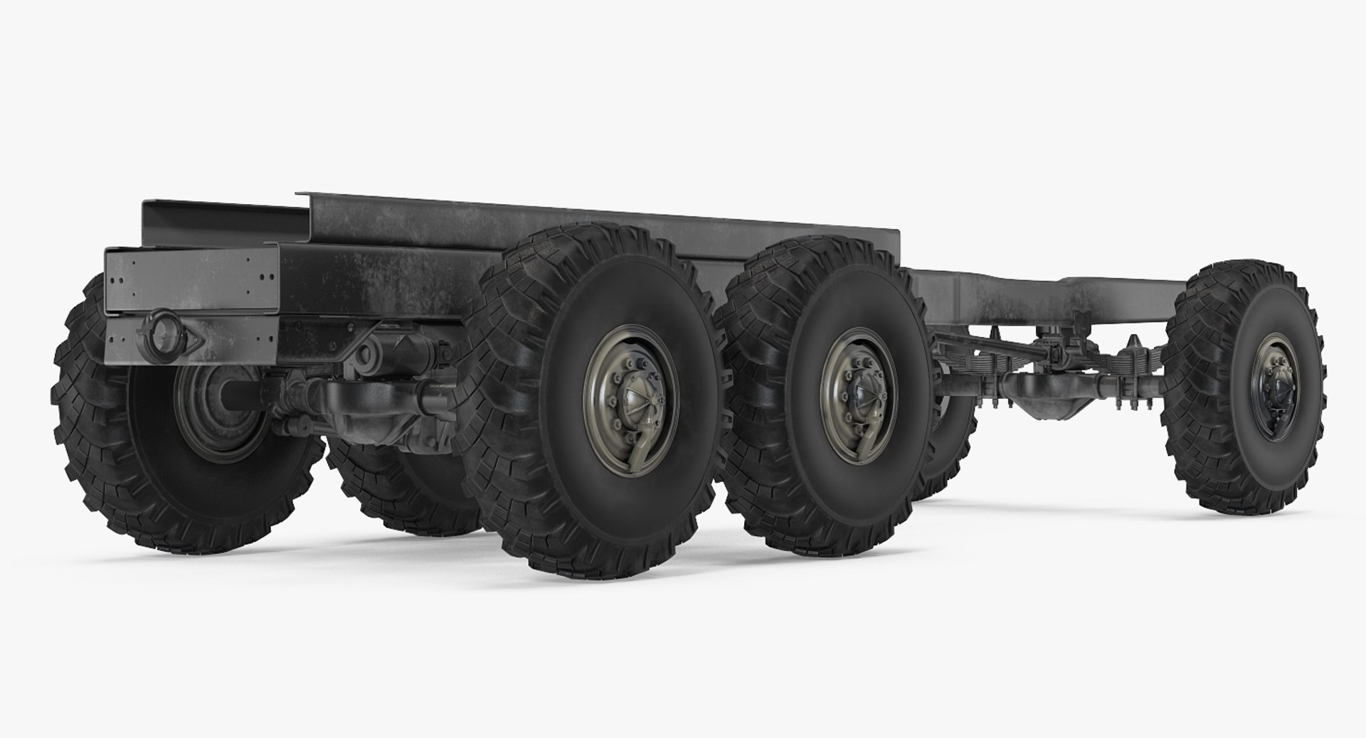 Military Truck Chassis 3D Model - TurboSquid 1192480