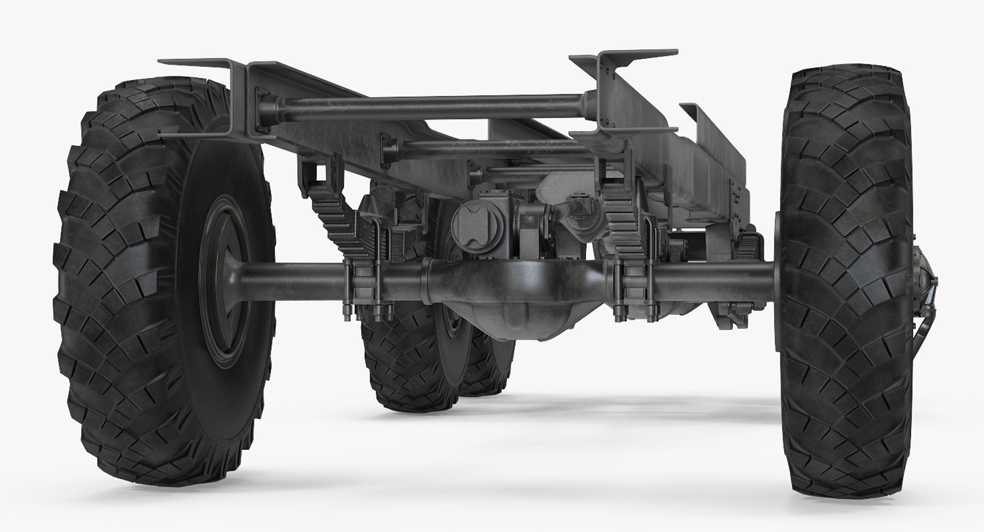 Military Truck Chassis 3D Model - TurboSquid 1192480