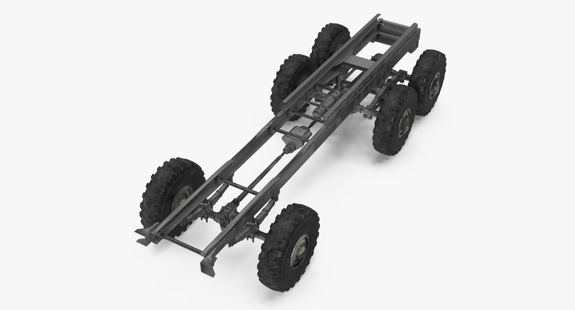 Military Truck Chassis 3D Model - TurboSquid 1192480