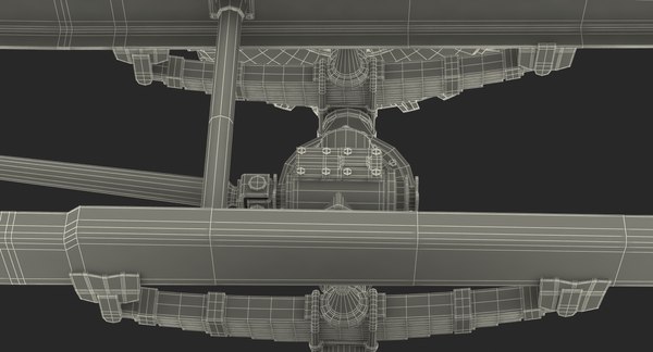 Military truck chassis 3D model - TurboSquid 1192480