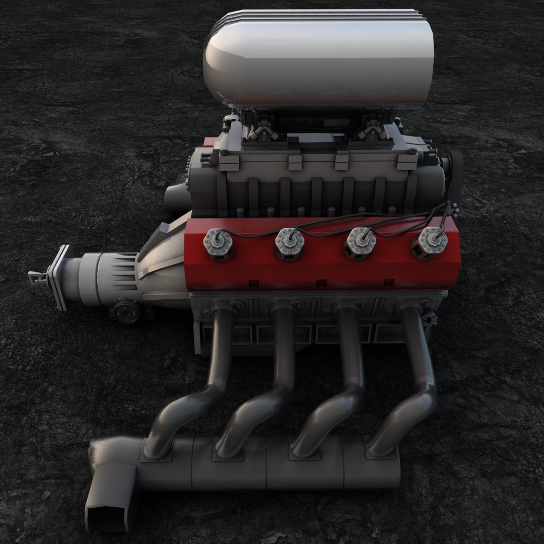 Hot Rod Engine 3D - TurboSquid 1299015