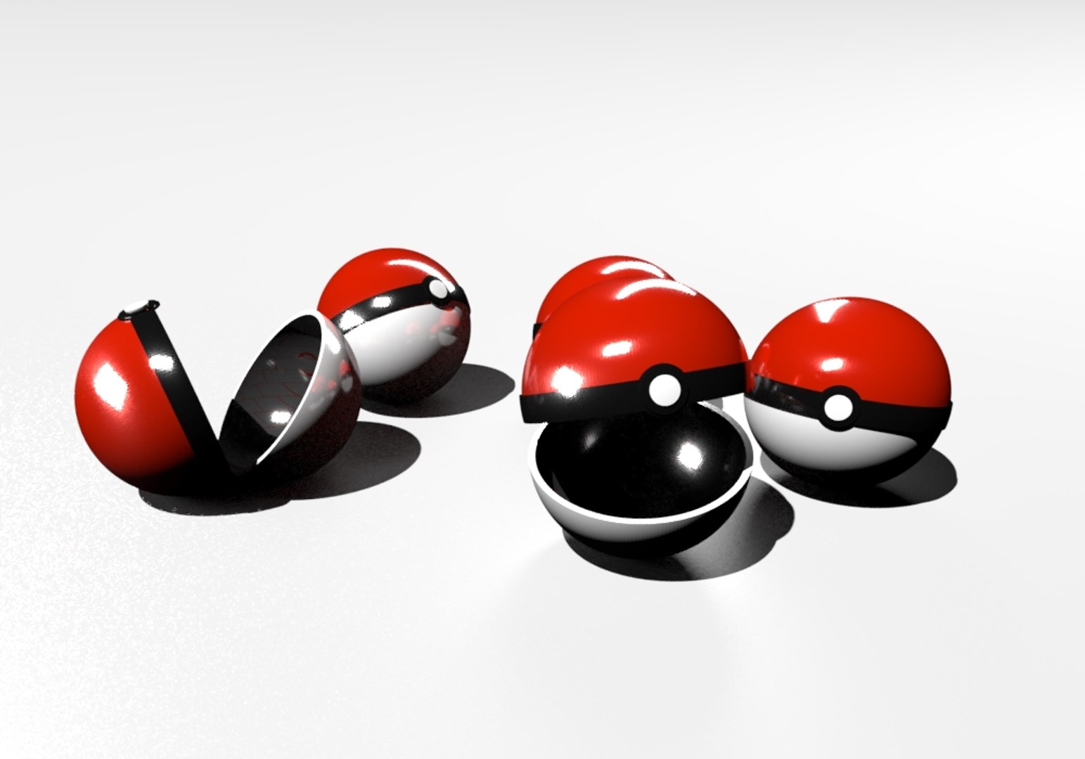 Free Pokeball Ball 3D Model - TurboSquid 1573025