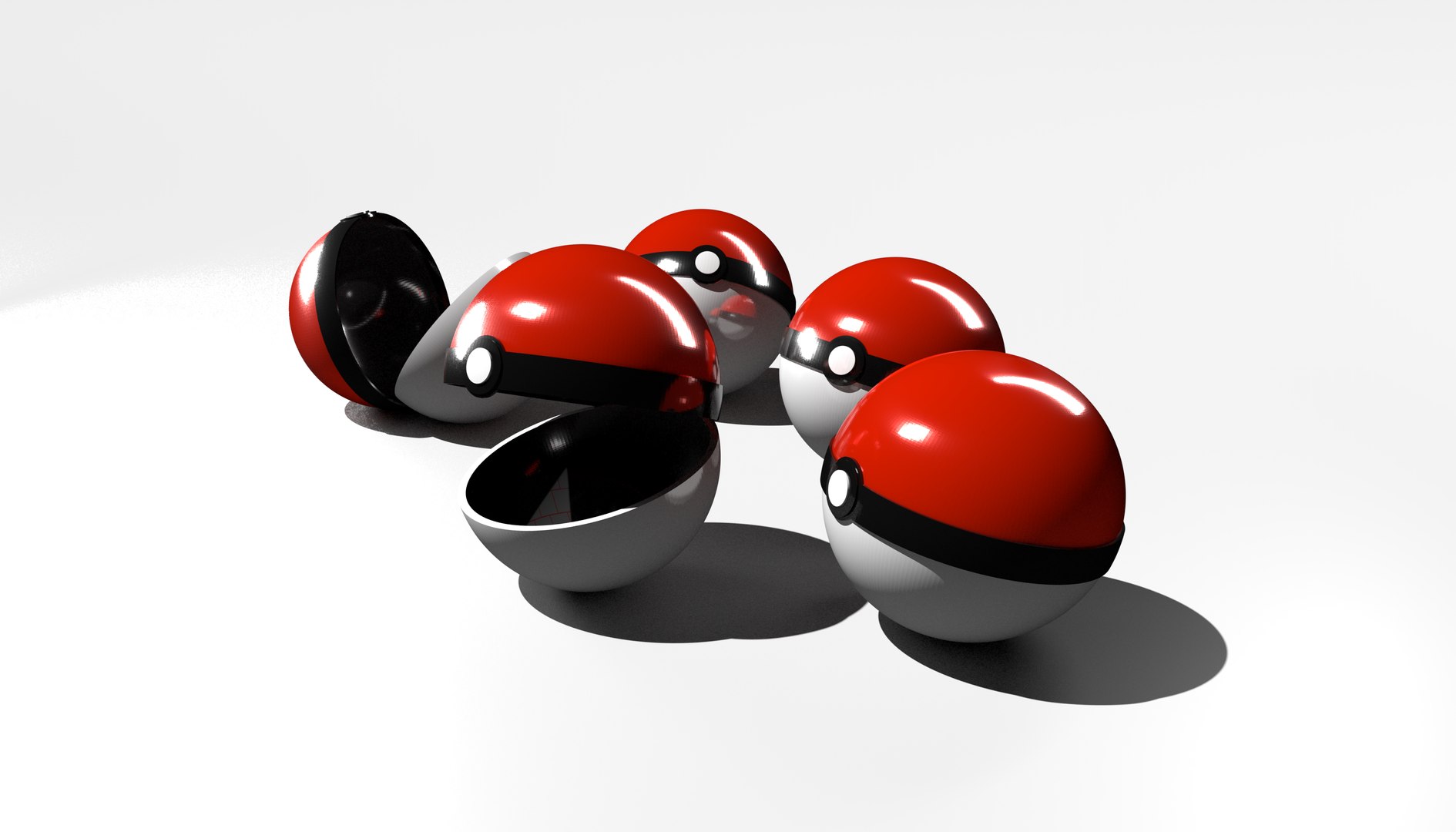 Free Pokeball Ball 3D Model - TurboSquid 1573025