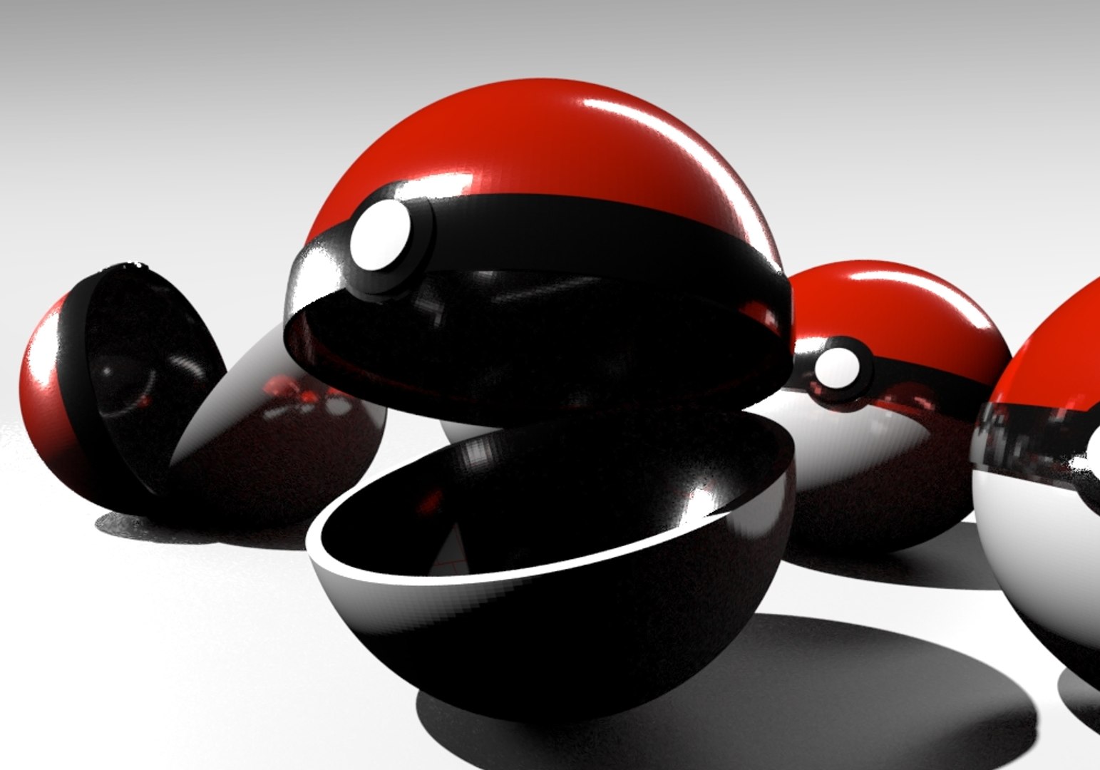 Free Pokeball Ball 3D Model - TurboSquid 1573025