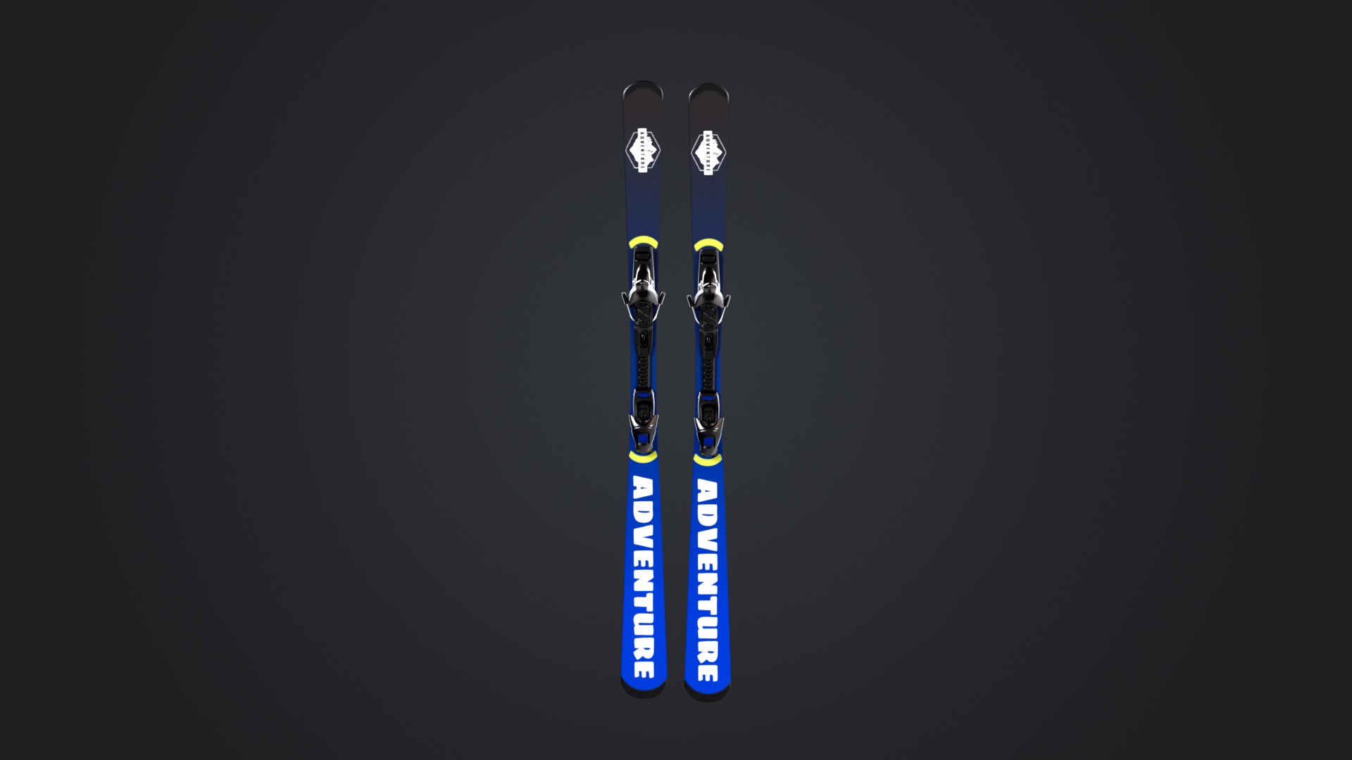 3D Skis Model - TurboSquid 2245324