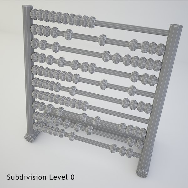 3d abacus toy