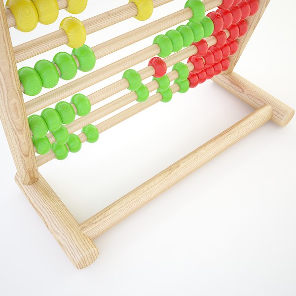3d abacus toy