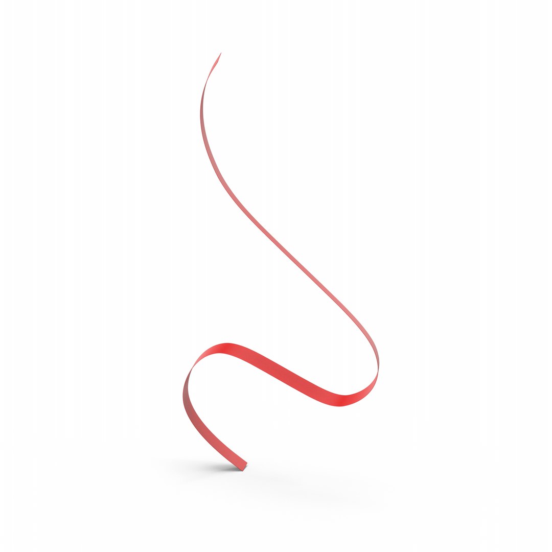 Red Ribbon 3D model - TurboSquid 1910144