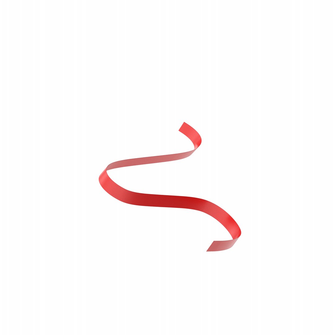 Red Ribbon 3D model - TurboSquid 1910144