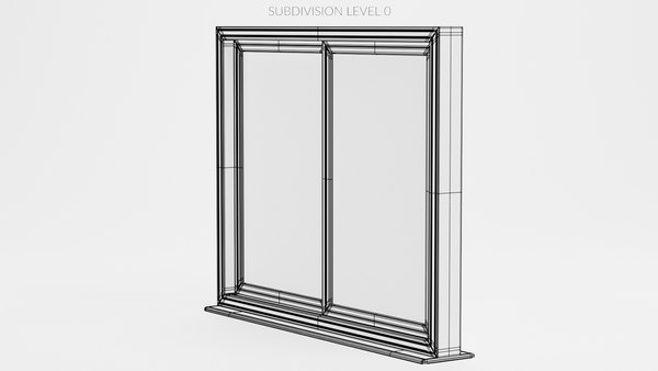 3D Double Sliding Window - TurboSquid 1812138