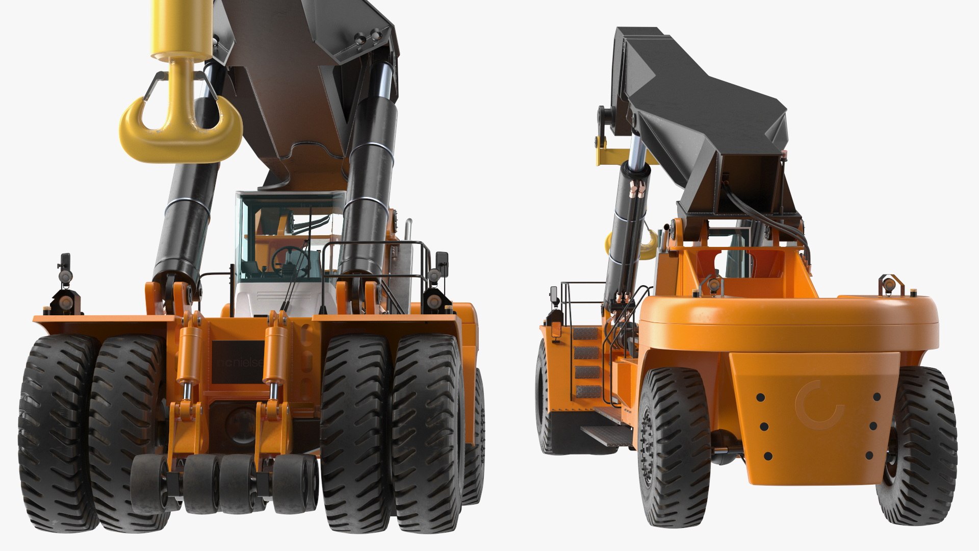 Reachstacker Container Loader 3D Model - TurboSquid 2292211