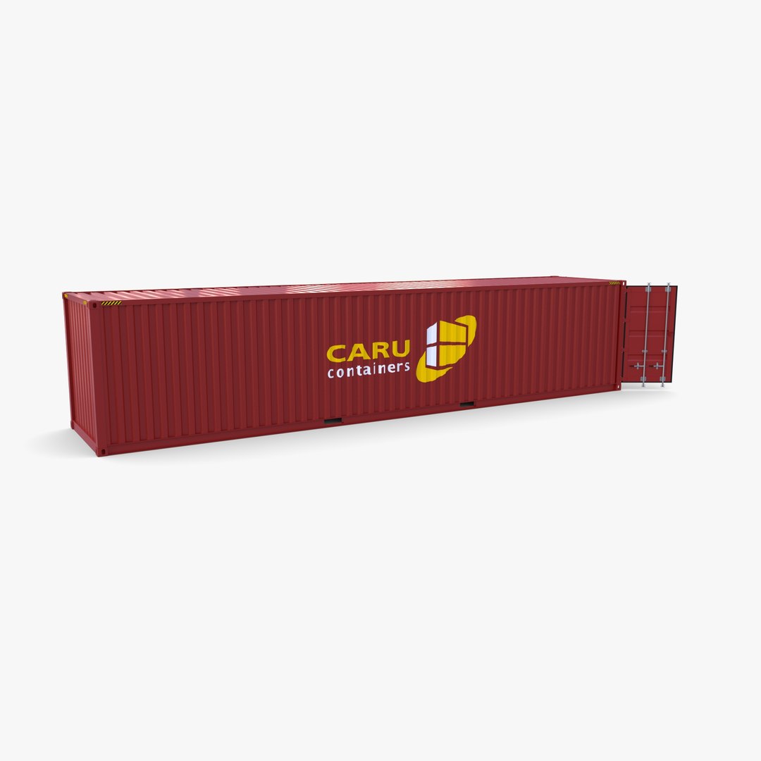 3D 40ft Shipping Container Caru V2 - TurboSquid 1835907